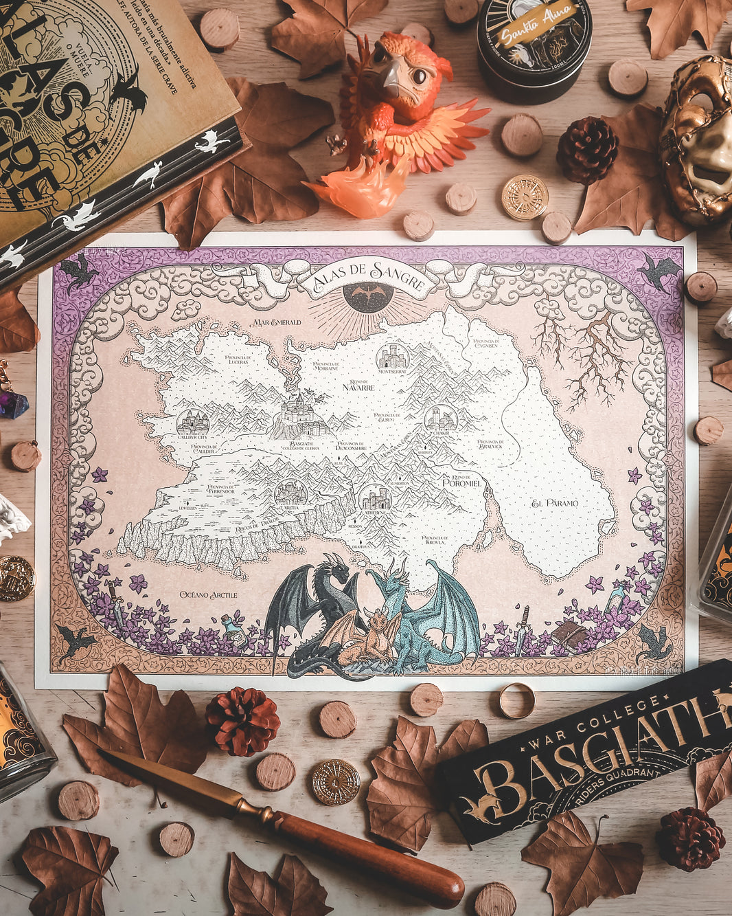 EL GRISHAVERSE - Mapa del mundo Leigh Bardugo – aaguirreart
