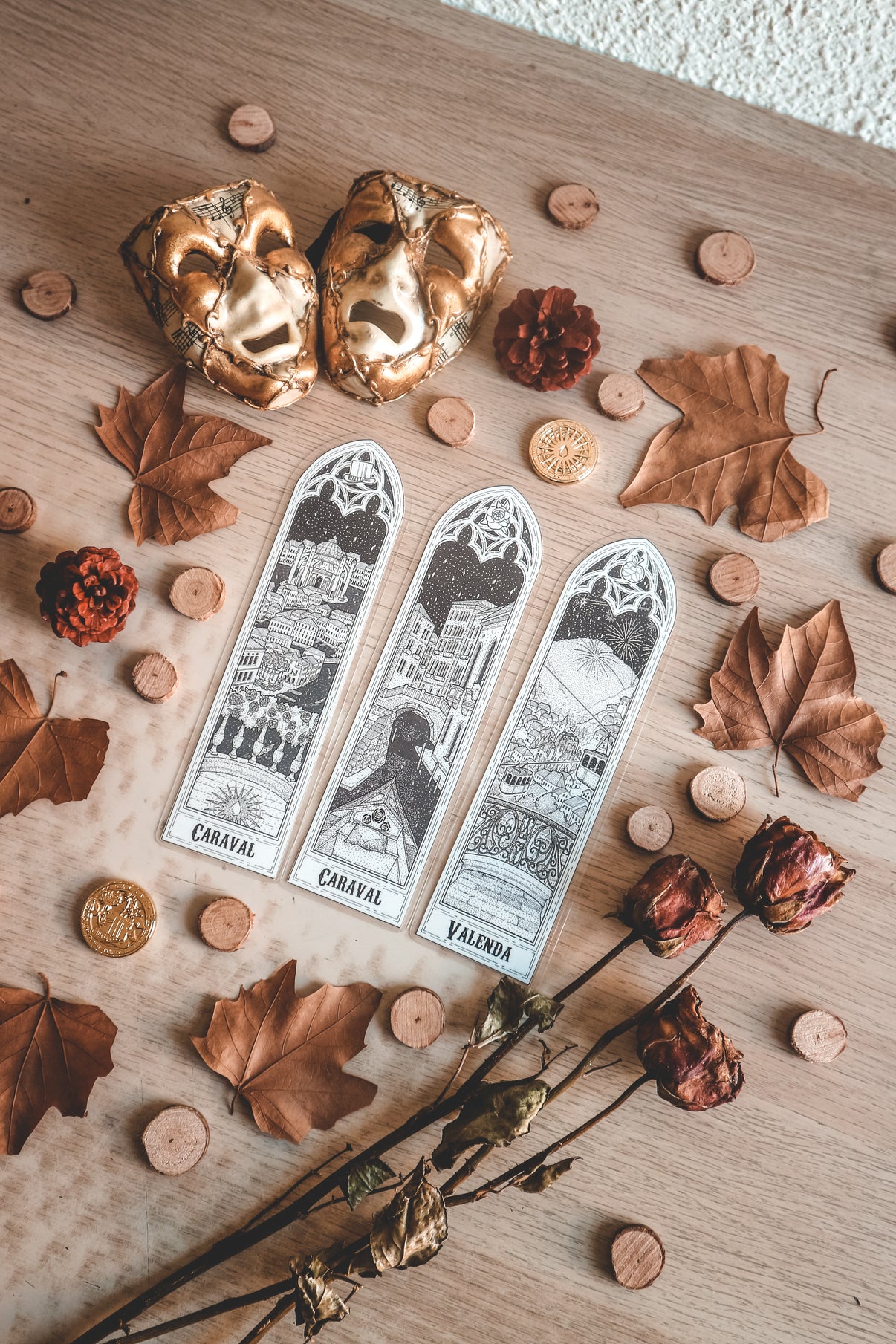 Marcapáginas - Caraval y Valenda – aaguirreart