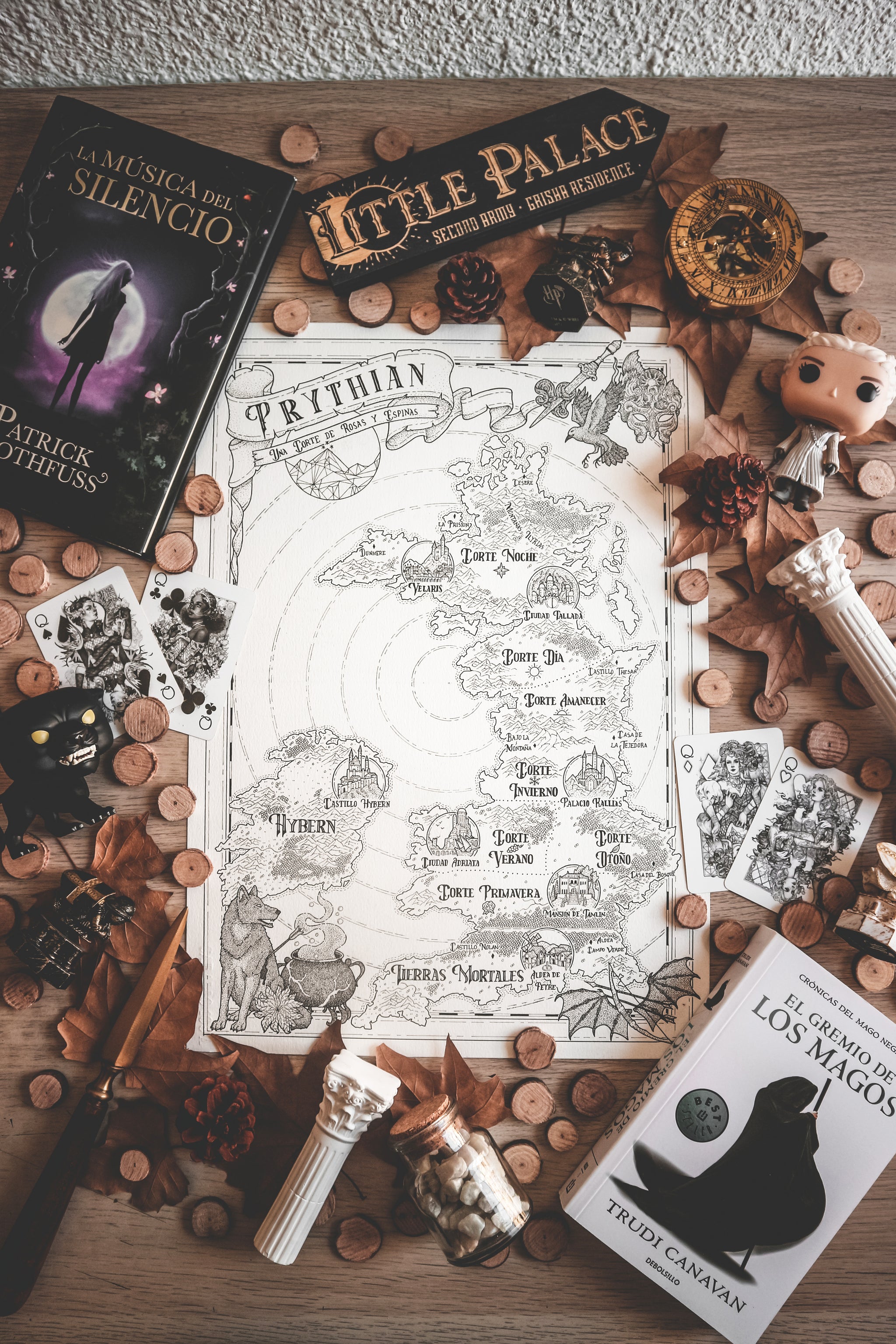PRYTHIAN - Mapa del mundo de ACOTAR ¡OFICIAL LICENCIADO! – aaguirreart